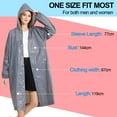 Raincoat Waterproof Rain Coat Poncho Long Rain Jackets Lightweight with ...