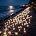 Garden Pathway Glow Stones,Droplet Shaped Colorful Luminous Pebbles ...