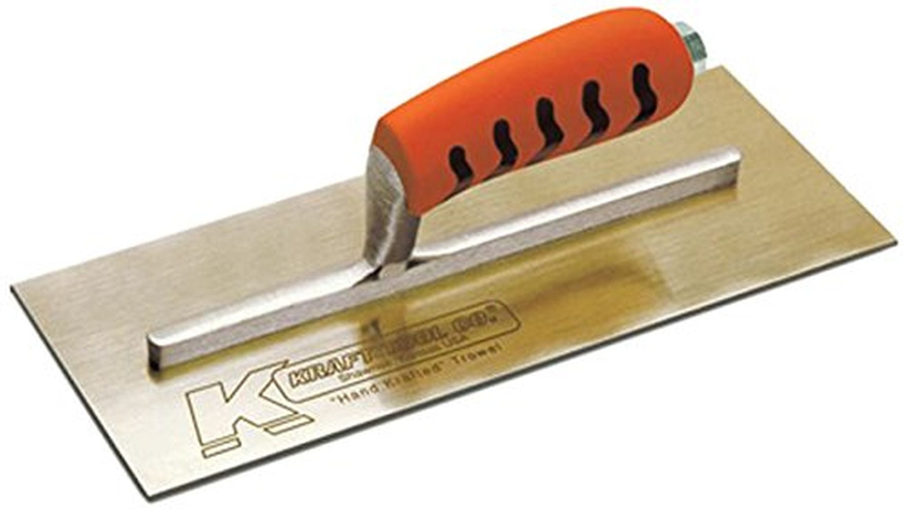 Kraft PL459PF Golden Stainless Plaster Trowel w/ProForm Handle, 12 x 5 ...