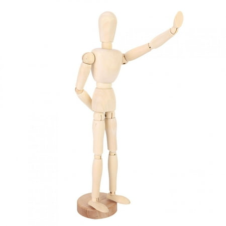 Domqga Detachable Wooden Jointed Doll Movable Man Model Artist Figures ...