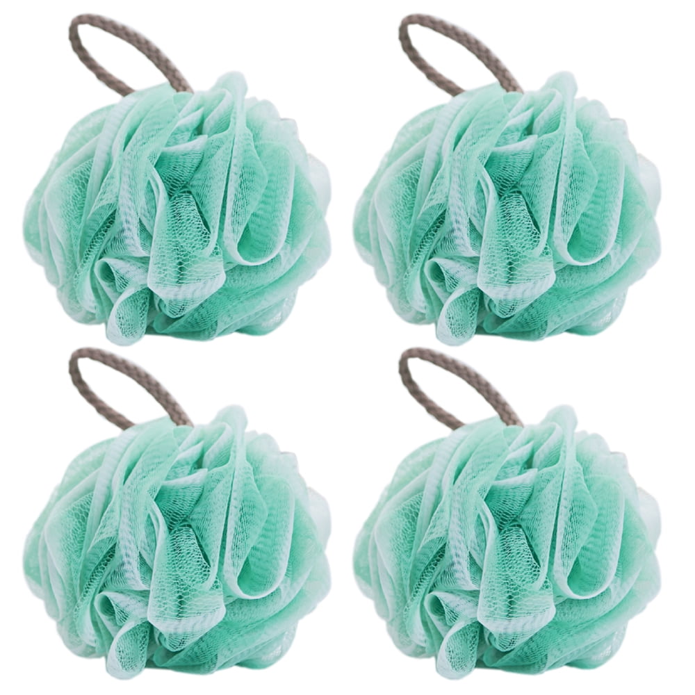 4 colorful shower flower gradient shower balls Soft shower balls ...