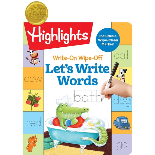 Highlights Write-On Wipe-Off Fun to Learn Activity Books: Write-On Wipe ...