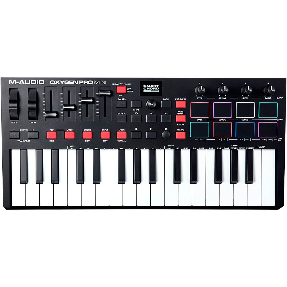 M-Audio Oxygen Pro Mini 32-Key USB MIDI Controller - Walmart.com