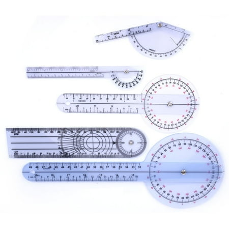 Bone Rulers, Semitransparent Clear Scale Portable 5Pcs Ruler For ...