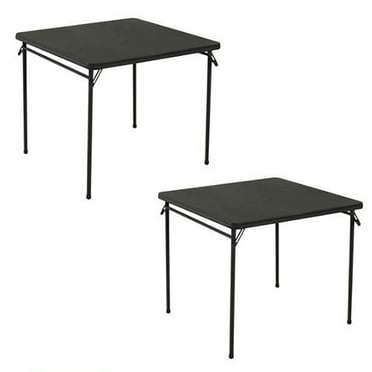 XL Series Square Folding Card Table (38") - Easy-to-Use Collapsible ...