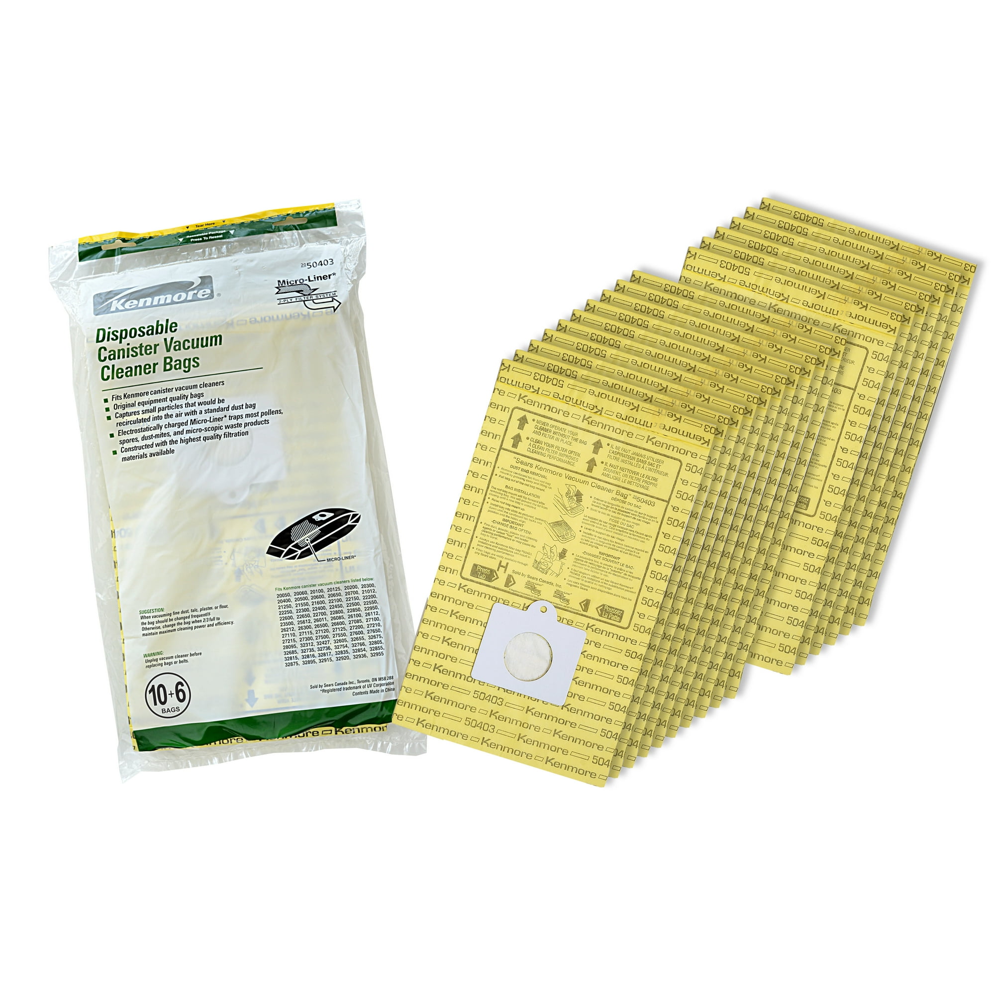 Click here for Kenmore 20-50403 Micro-Lined Replacement Vacuum Ba... prices