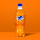 Fanta Zero Sugar Orange Fruit Soda 20 fl oz Bottle Caffeine-Free Fizzy ...