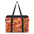 ADECORIVY Fall Falling Leaves Reusable Grocery Bags, Foldable Shopping ...