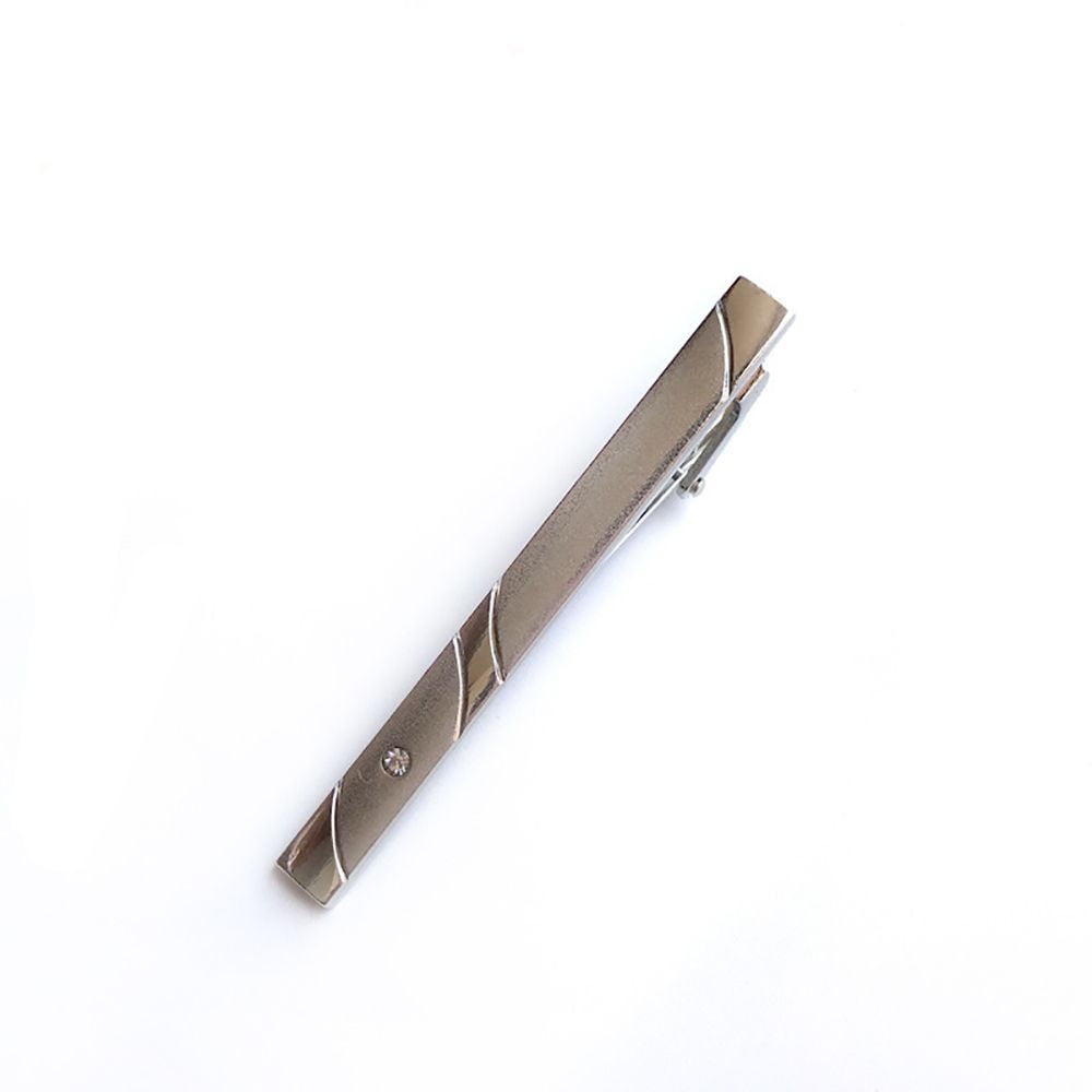 Formal Creative Alloy Tie Pin Silver Color Men Accessories Fashion