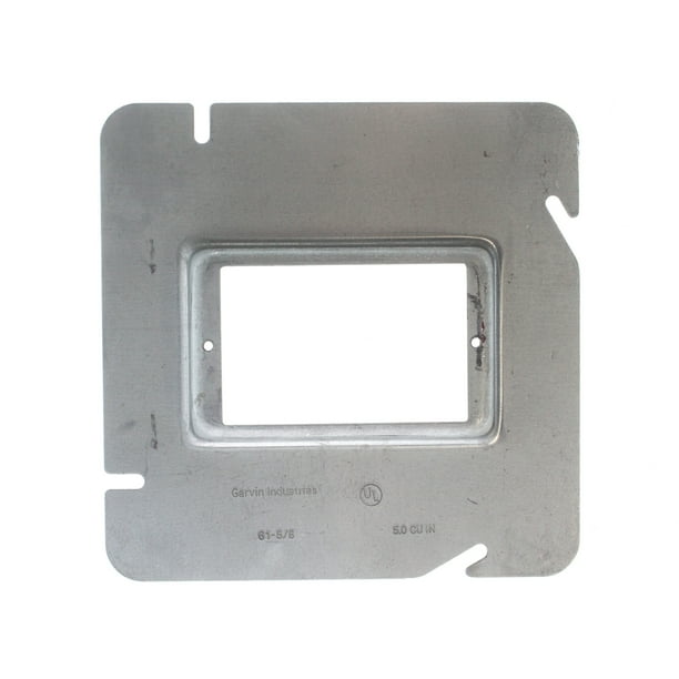 Garvin Industries Single Gang 6" Device Mud Plaster Ring Cover, Raised 1-5/8" - Walmart.com