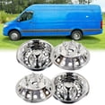 YHH 4Pcs 16" Stainless Steel Wheel Simulators for Sprinter Van 2007 ...