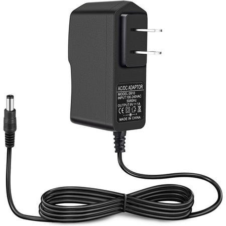 F 9W 9V/1A Power Supply Adapter, AC 100-240V to DC 9V 1000mA Wall ...