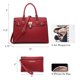 Dasein Women Handbags and Purses Ladies Shoulder Bag Top Handle Satchel ...
