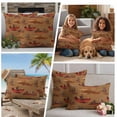 2 Pack Outdoor Waterproof Throw Pillow Covers,Vintage Ethnic Cowboy ...
