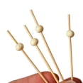 Bamboo Pick 100pcs Disposable Cocktail Sticks Wooden Fruit Sticks ...
