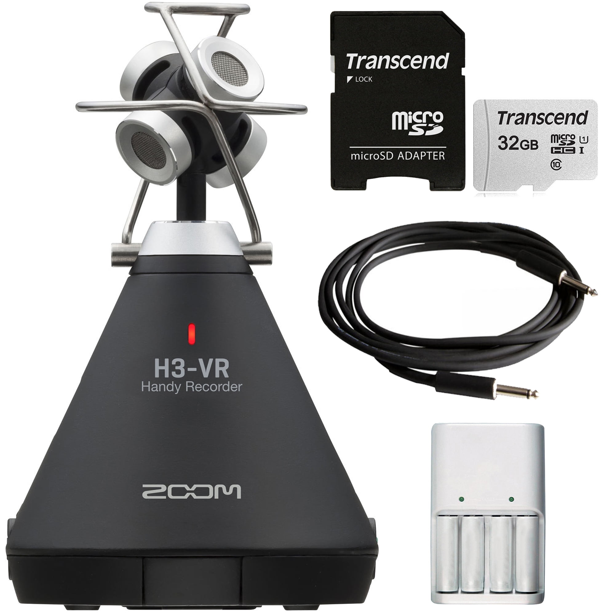 Grabadora de audio Zoom H3 VR Handy con matriz de micrófonos Ambisonics ...