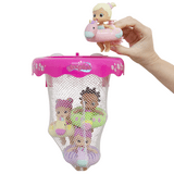 Bloopies Floaties 4 pack Bath Time Dolls - Includes a Tub Organizer ...