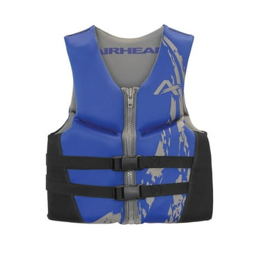 Airhead Swoosh Neolite 90+ Lb Blue Adult Small Life Vest Jacket 10076 ...