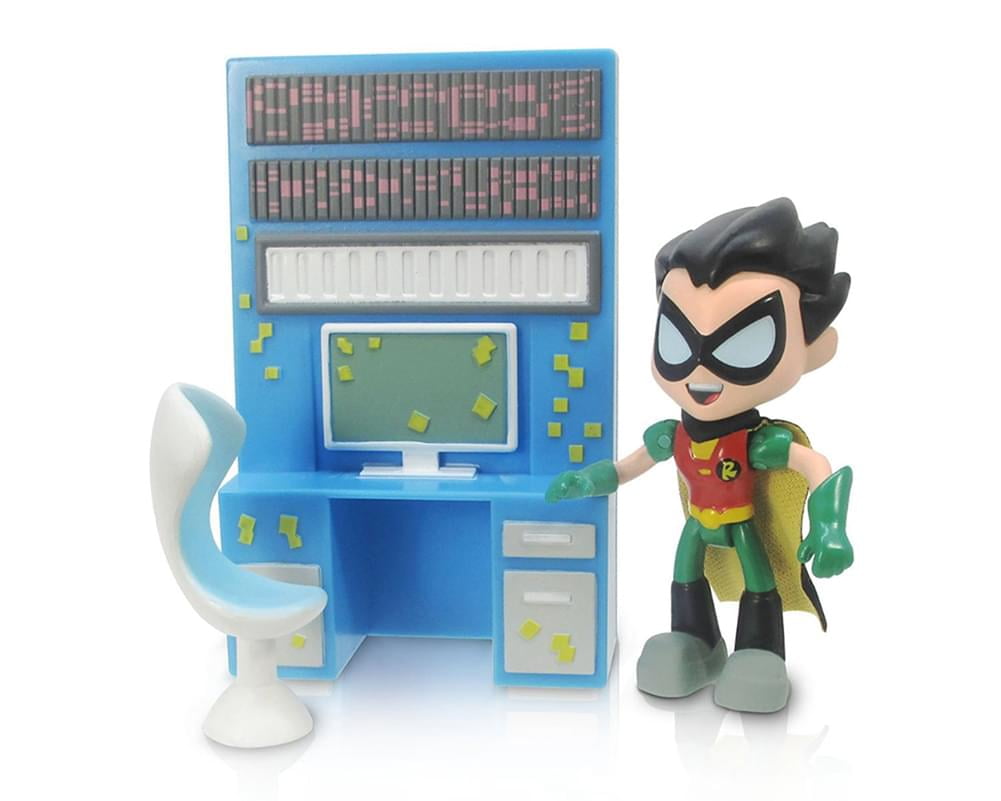 DC Comics Teen Titans Go! 3" Action Figure: Robin With Detective Desk ...