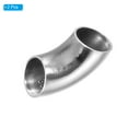 Uxcell 1 Inch OD 304 Stainless Steel Butt, 2Pack 90 Degree Elbow Pipe ...