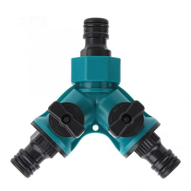 Destyer Water Splitter 16mm Y Shape Irrigation Pipe Hose 3-Way Plastic ...