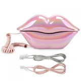 MGAXYFF Vintage Retro Lip Corded Phone, Number Storage, Electroplated ...