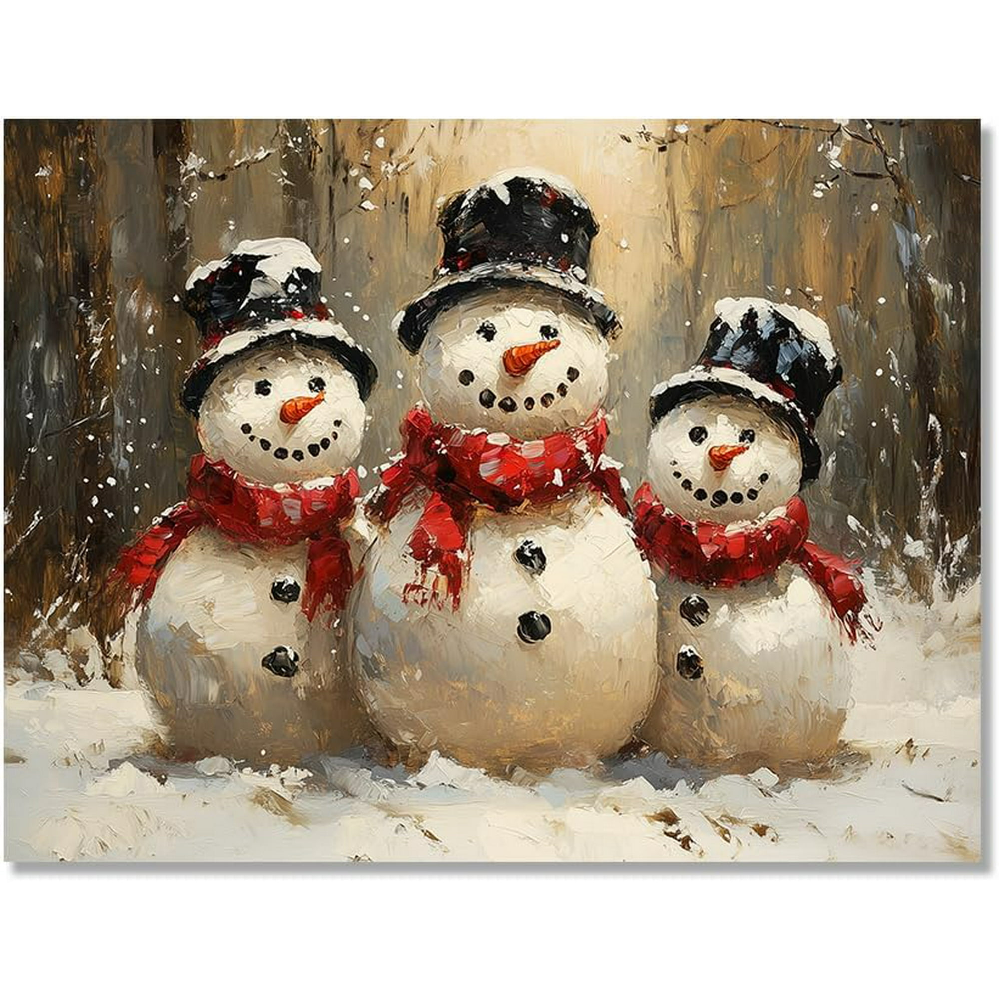 Click here for Qth Christmas Landscape Winter Poster Farmhouse El... prices