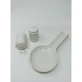 Drew DeRose Designs white floral spoon rest and salt/pepper set ...