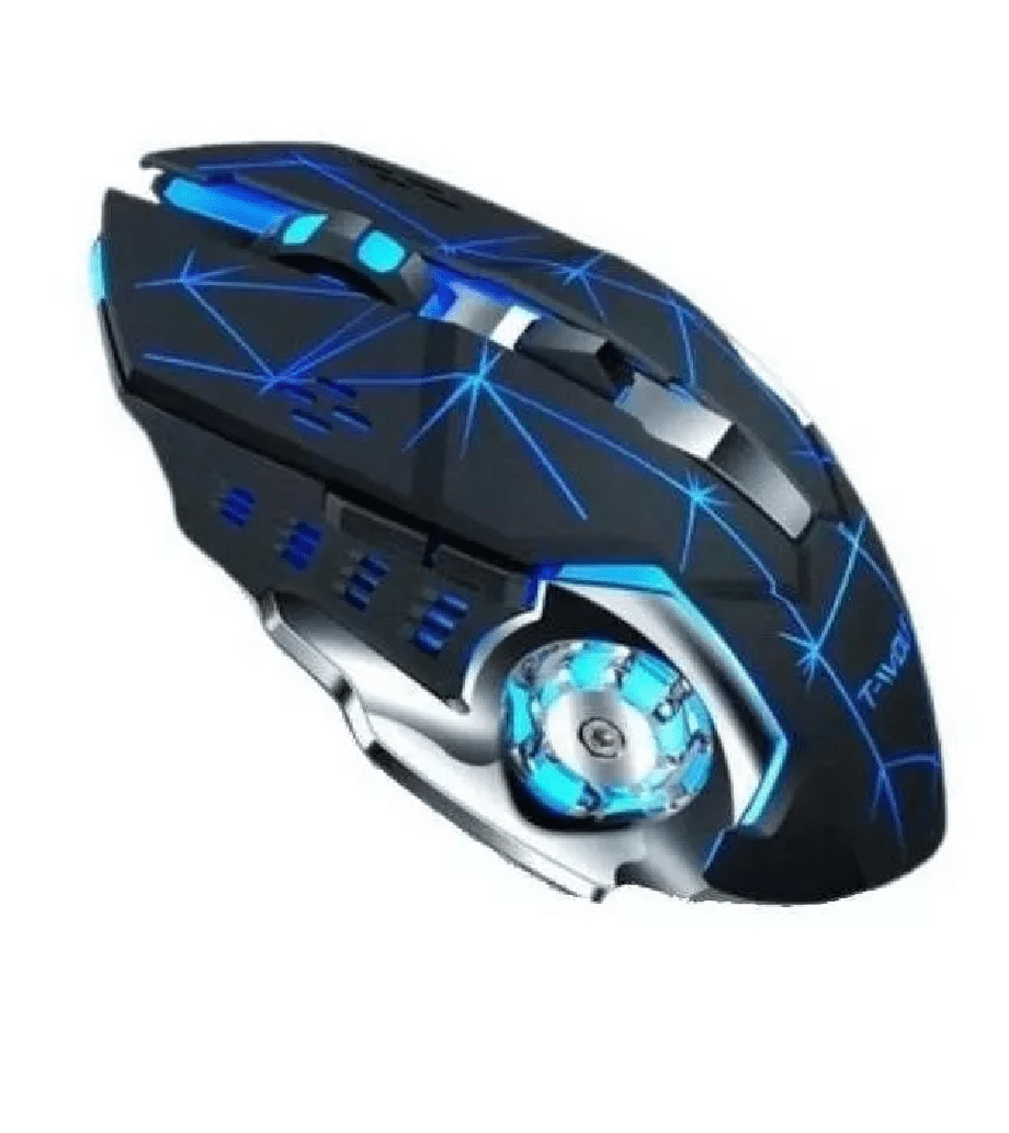 Mouse gamer inalámbrico recargable BLOOSOM T-Wolf Q13 star black ...