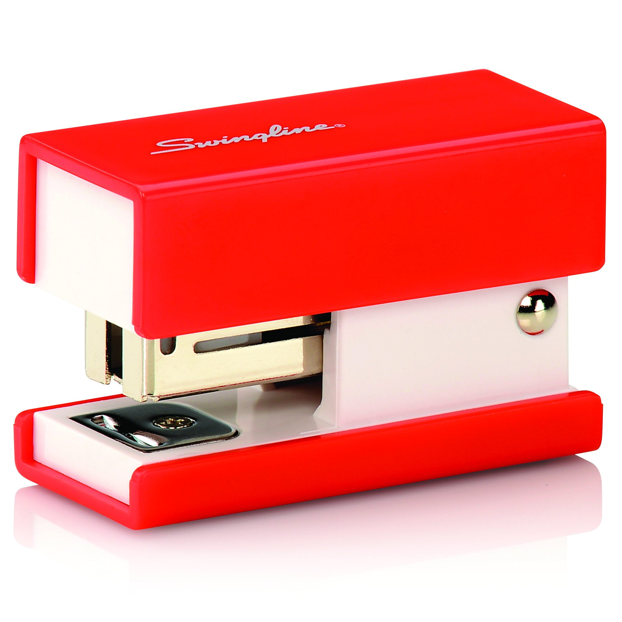 Swingline Mini Fashion Stapler 12 Sheets Red - Mini Staplers - Walmart.com