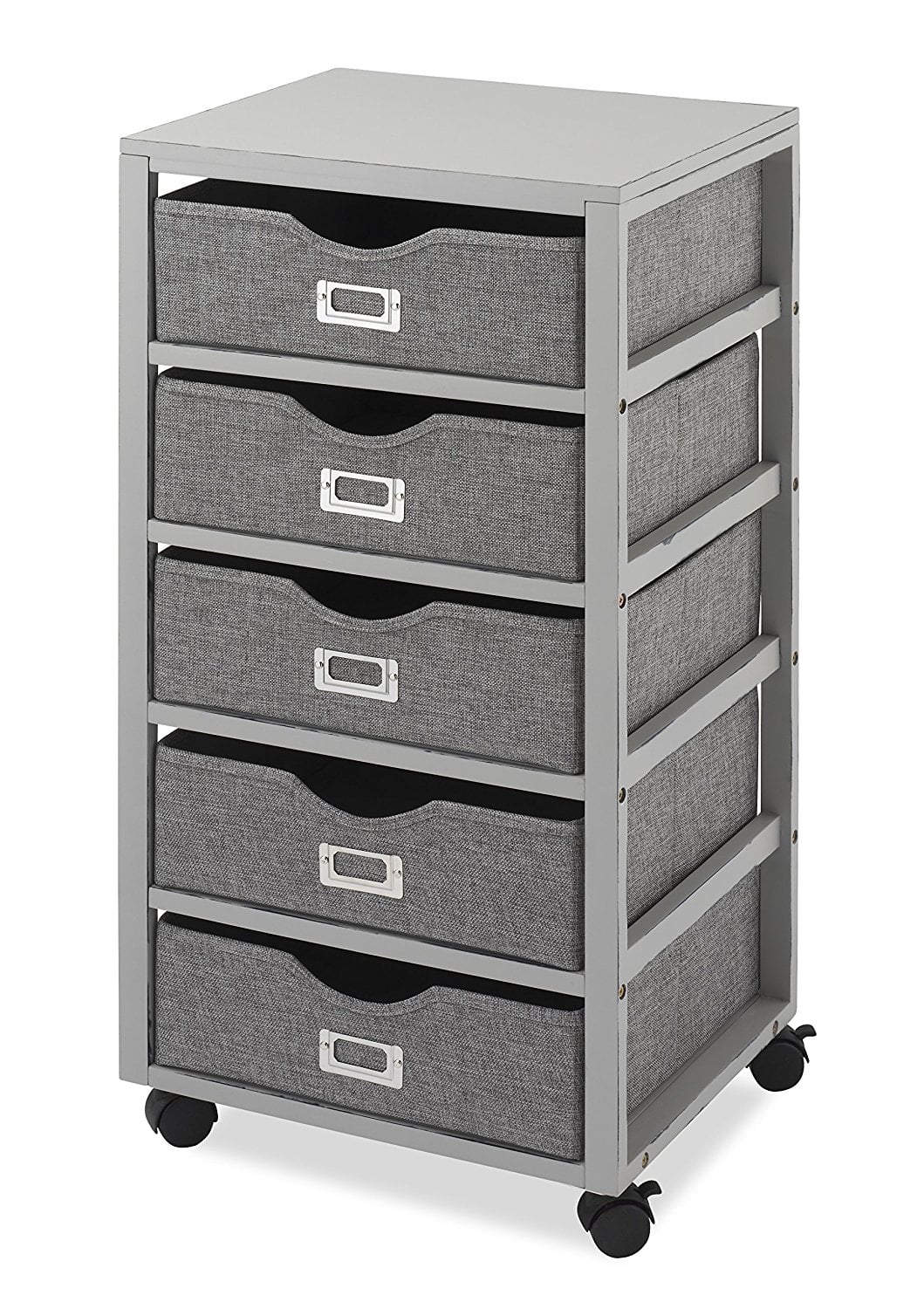 Multipurpose Storage Cart with 5 Removable Bins - Walmart.com