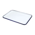 Uxcell Butcher Tray Palette 16.5" x 11" Metal Triple Enamel coated ...