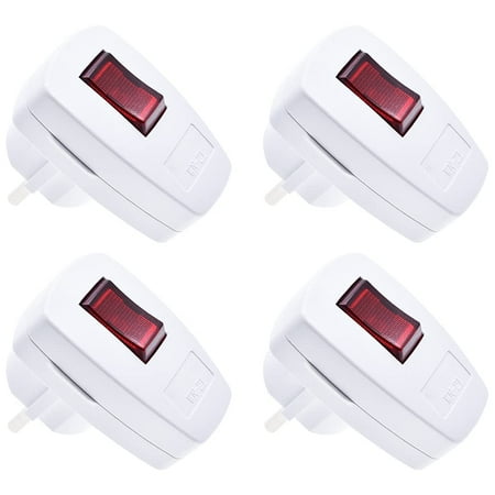 TILIYHELLO Set of 4 plugs Male plug Male plug Electrical socket Socket ...