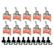 3-Pack JacobsParts Green LED Rocker Toggle Switches 12V 20A ON/Off ...