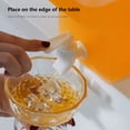 121OZ Plastic Beverage Dispenser with Tap, Large Capacity Drink Pitcher ...