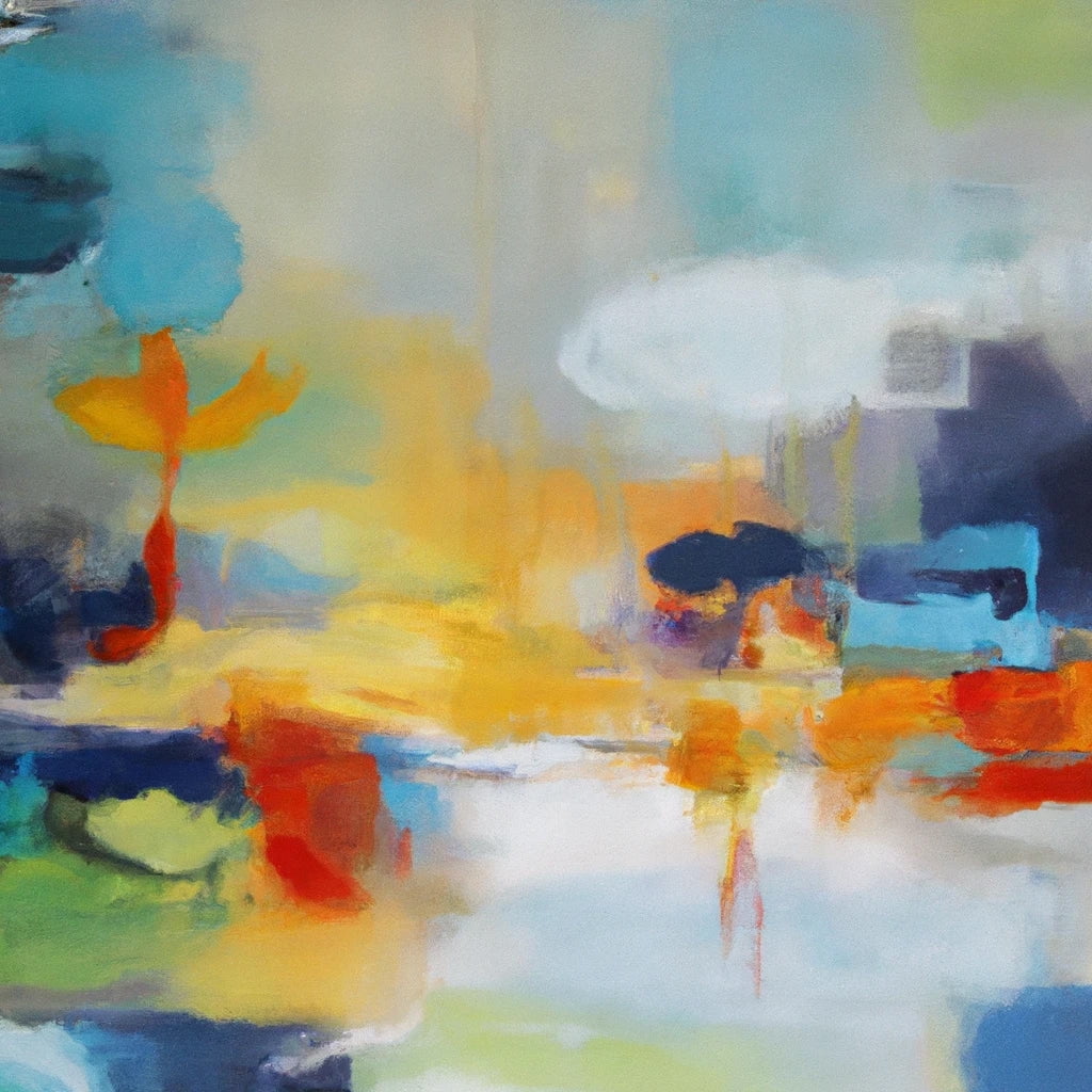 On The Pond - 12" x 12" Art Print - Walmart.com