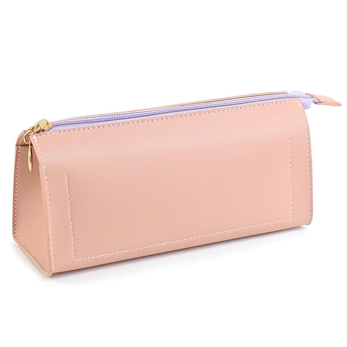PU Leather Pencil Cases Pouch Bag with Zipper,Small Simple Pencil ...