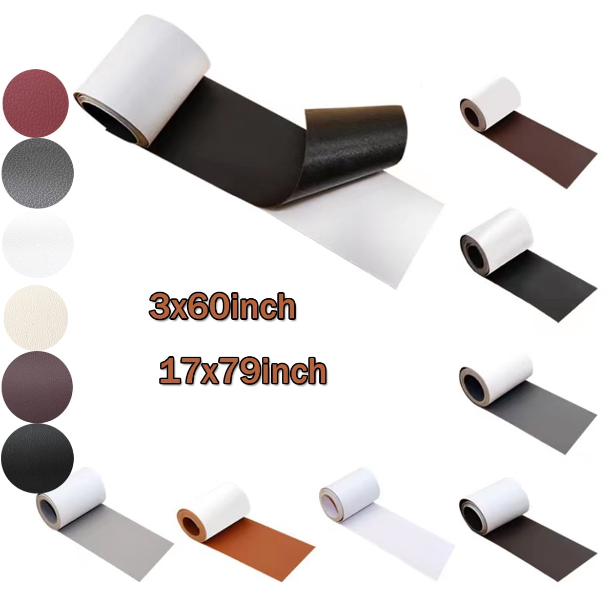 Leather Repair Patches for Couches Large Self-Adhesive Sofa, Car Seat ...