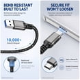 3.3FT USB 3.2 Gen 2 USB A to USB C Cable, 10Gbps High Speed Data ...