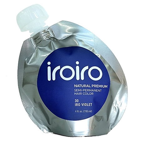 IROIRO Premium Natural Semi-Permanent Hair color 30 Iro Violet (4oz ...