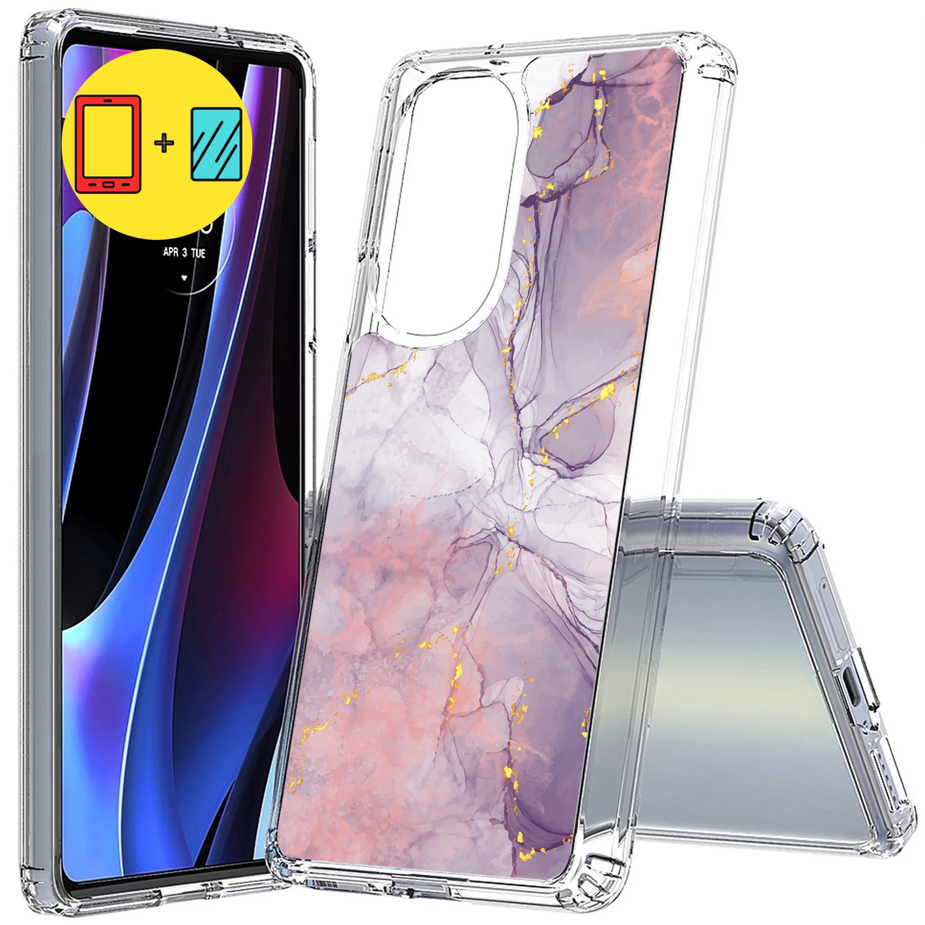 TalkingCase Slim Phone Case Compatible for Motorola Edge Plus 5G UW ...