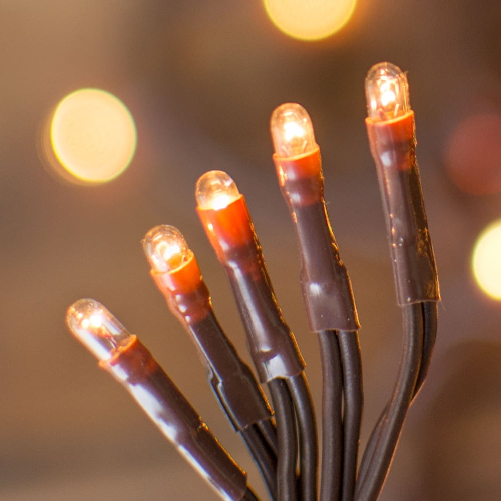 2 Pcs Wedding Lights String Lights 26 ft Plug in Multi-function Brown ...