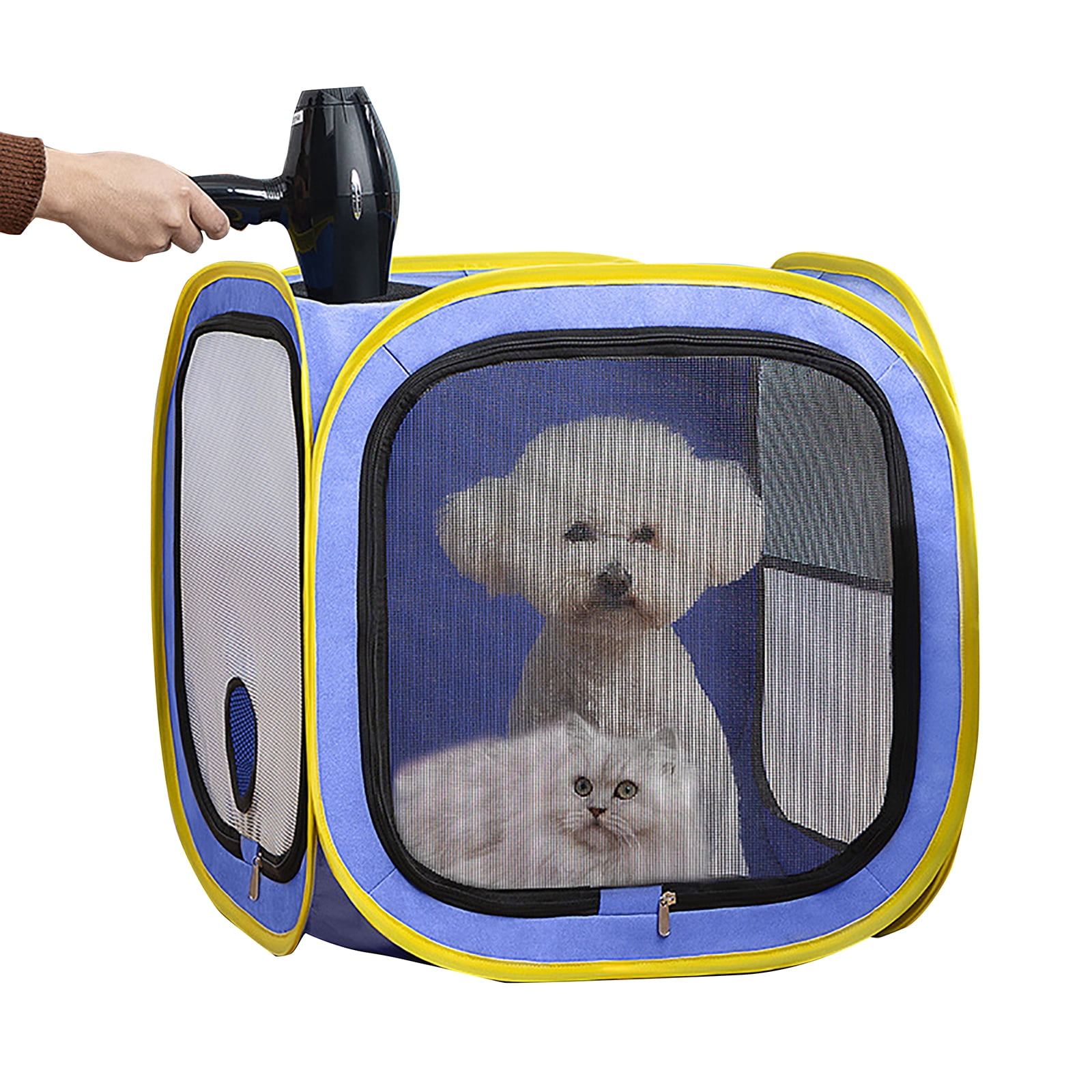 Pet Dog Drying Box Portable Pet Dryer Cage Foldable Pet Dry Room Dog ...