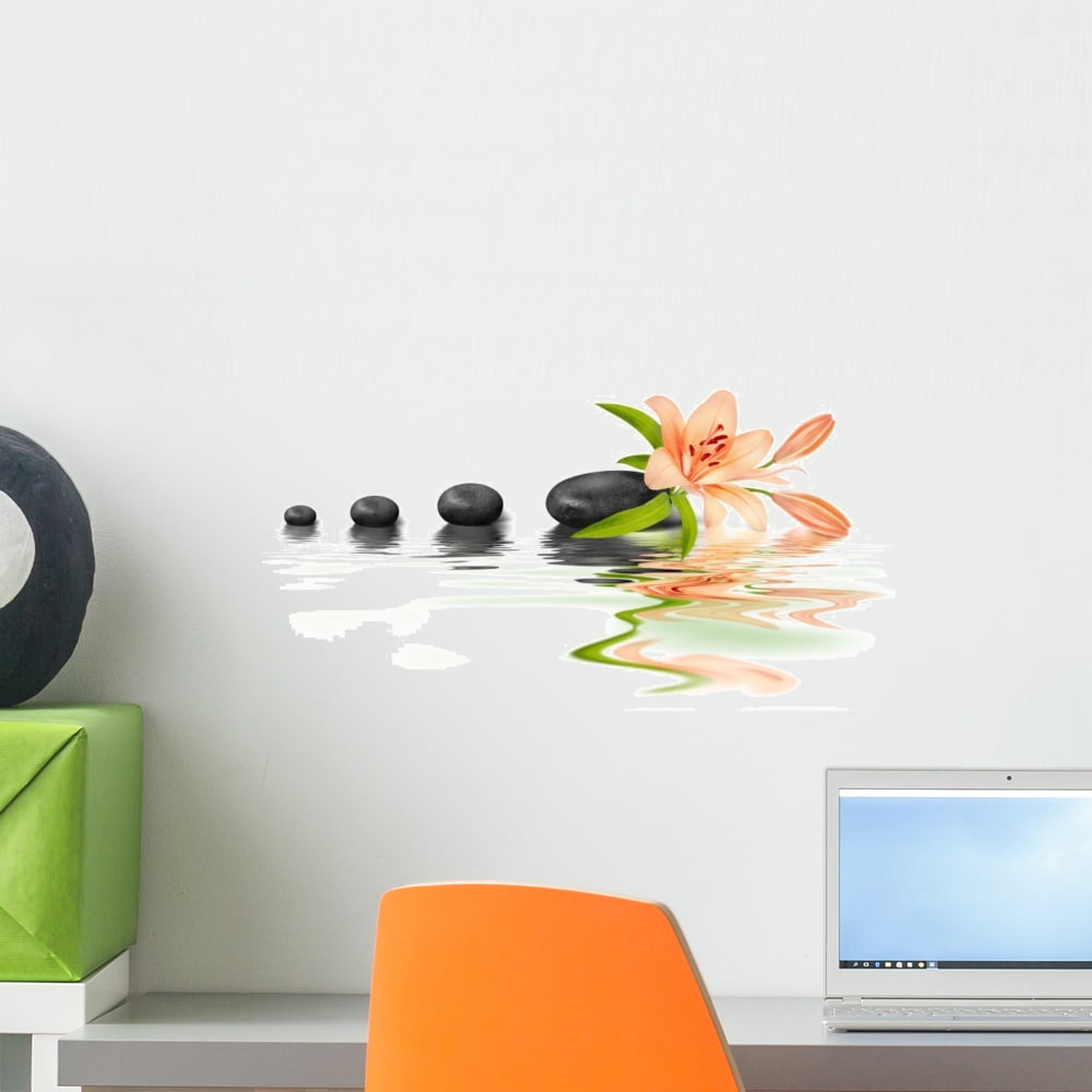 Stone Et Zen Wall Decal by Wallmonkeys Peel and Stick Graphic (18 in W ...
