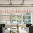 Boho Sun Arch Orange Stripe Valances for Windows Abstract Lines Modern ...