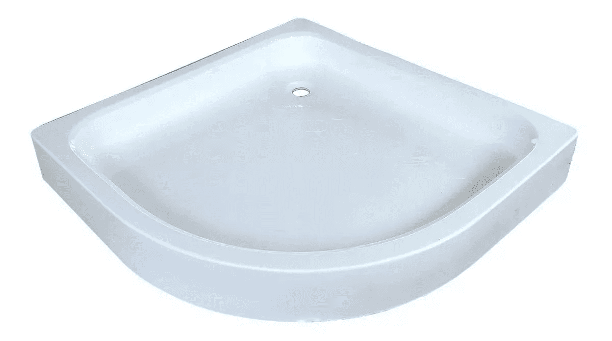 Base de Ducha Blanca Para Baño Curva 89cm con Antiderrapante - Sensity ...