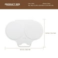BESTYASH 1Pair White Plastic Microwave Egg Poacher Mold for Fast ...