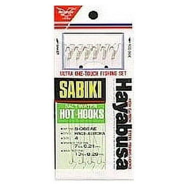 Hayabusa Ultra One-Touch Sabiki Saltwater Hot Fishing Hook Set, Mix ...