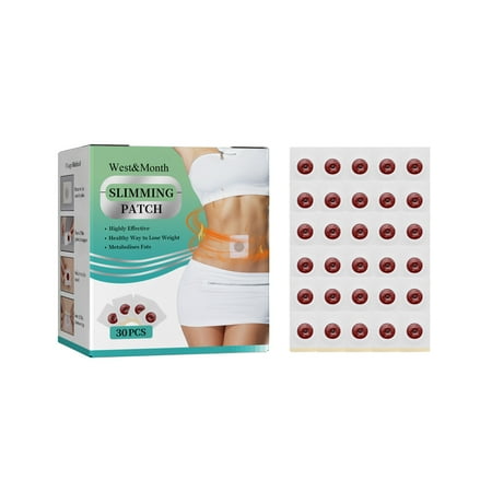 Slim Patch Herbal Navel Sticker Weight Loss Burn Waist Fat Detox Lazy ...