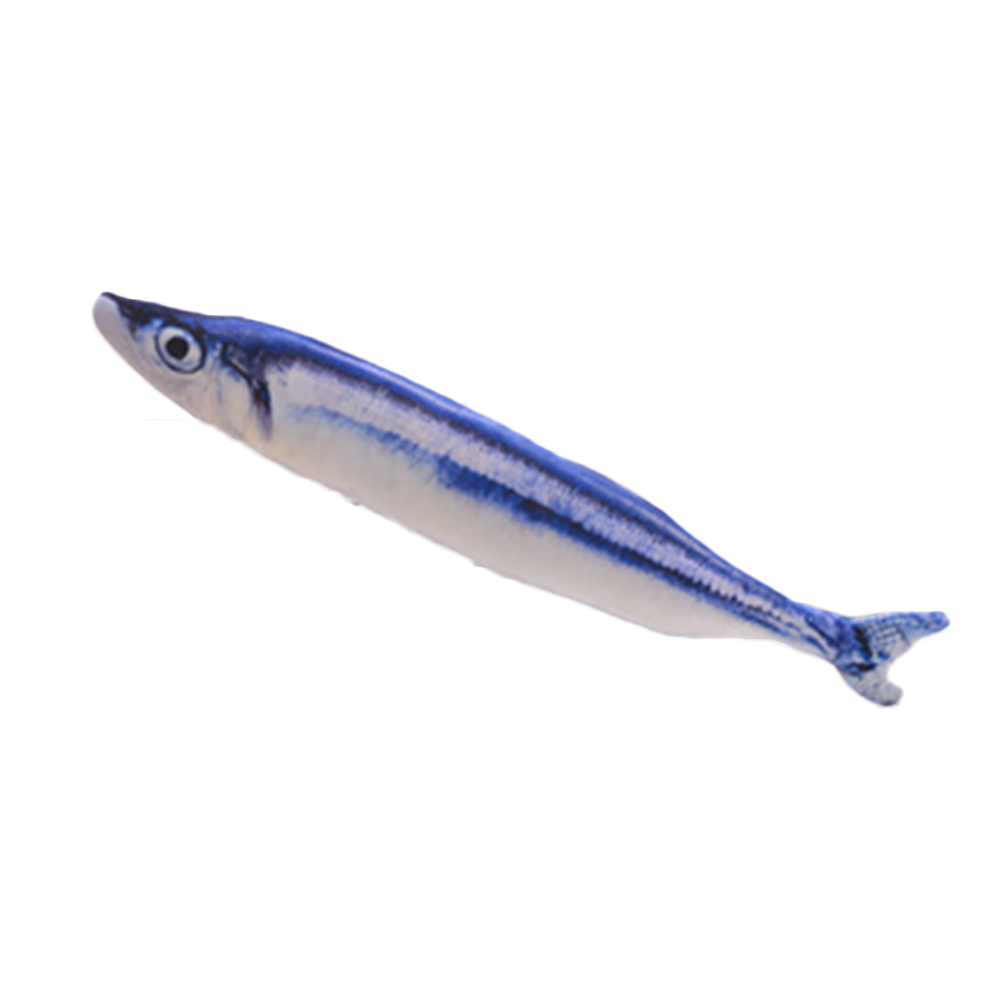 Spring hue Cat Wagging Fish Realistic Plush Simulation Plush Toy ...